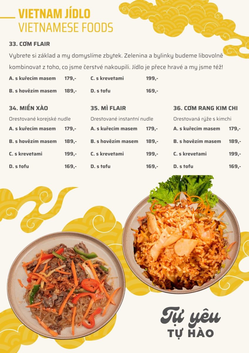 Menu – Asian Flair Restaurace